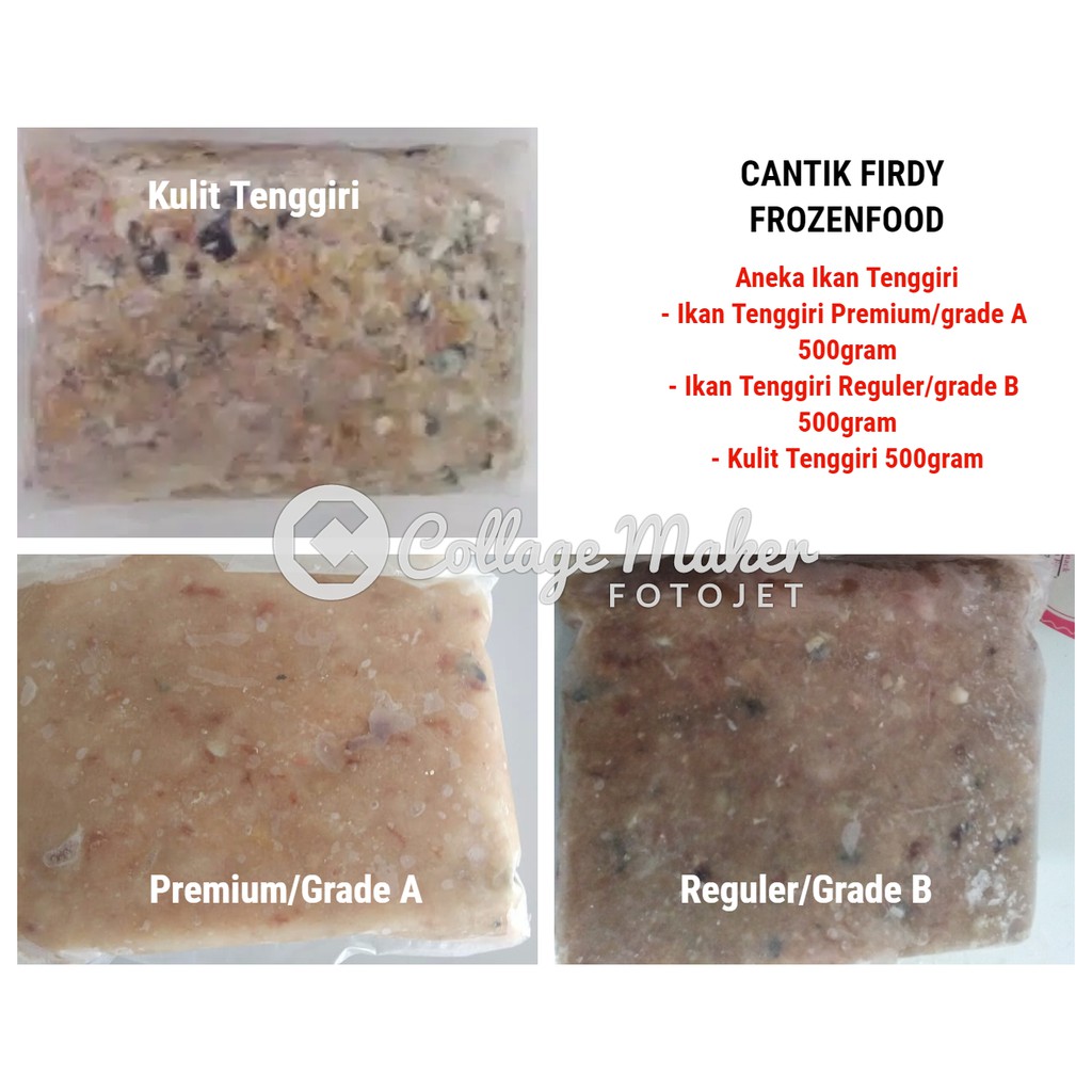 Jual IKAN TENGGIRI GILING REGULAR FROZEN (GRADE B) 500Gram | Shopee ...
