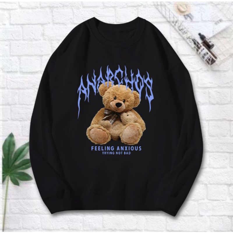 Jual SWEATER FLECEE OVERSIZE ANARCHOS (LD 110) | Shopee Indonesia