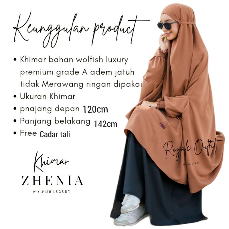 Jual Zenhia khimar cocok untuk umroh | Shopee Indonesia