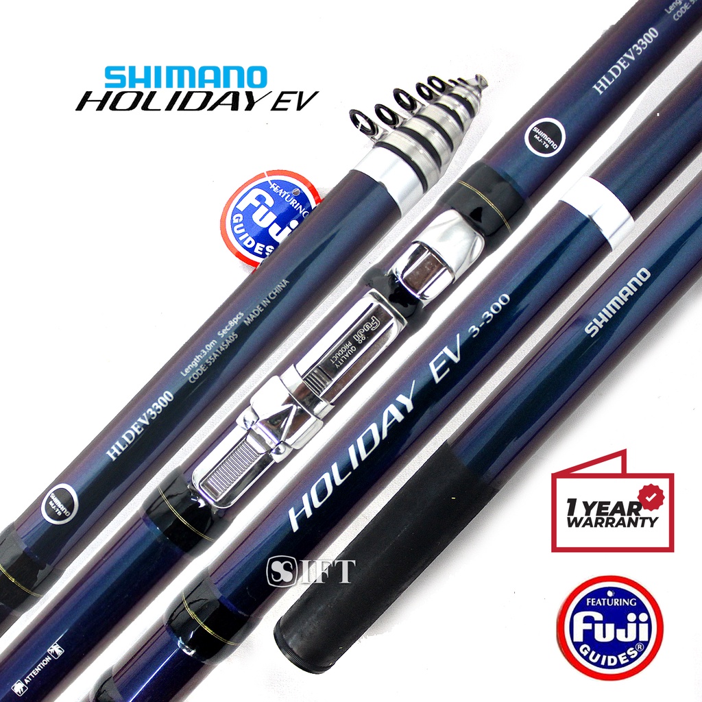 Jual Joran Shimano HOLIDAY EV | Full Fuji | Surf Casting | Teleskopik ...