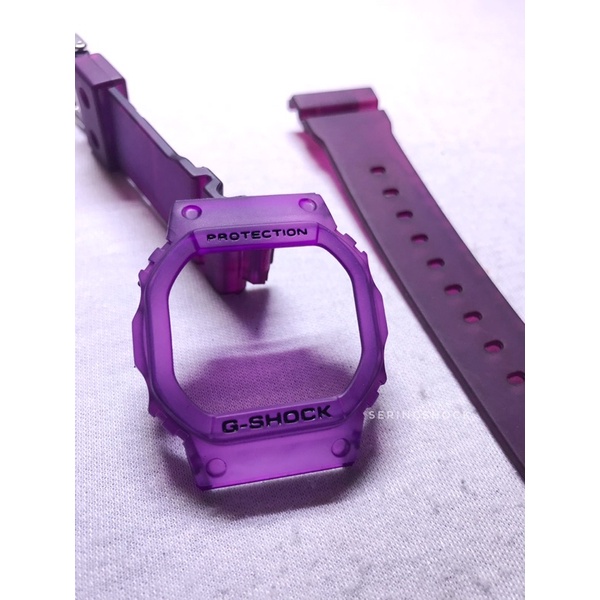 Jual BNB Gshock DW5600 PURPLE MATTE Strap Besel Casio G-shock | Shopee ...