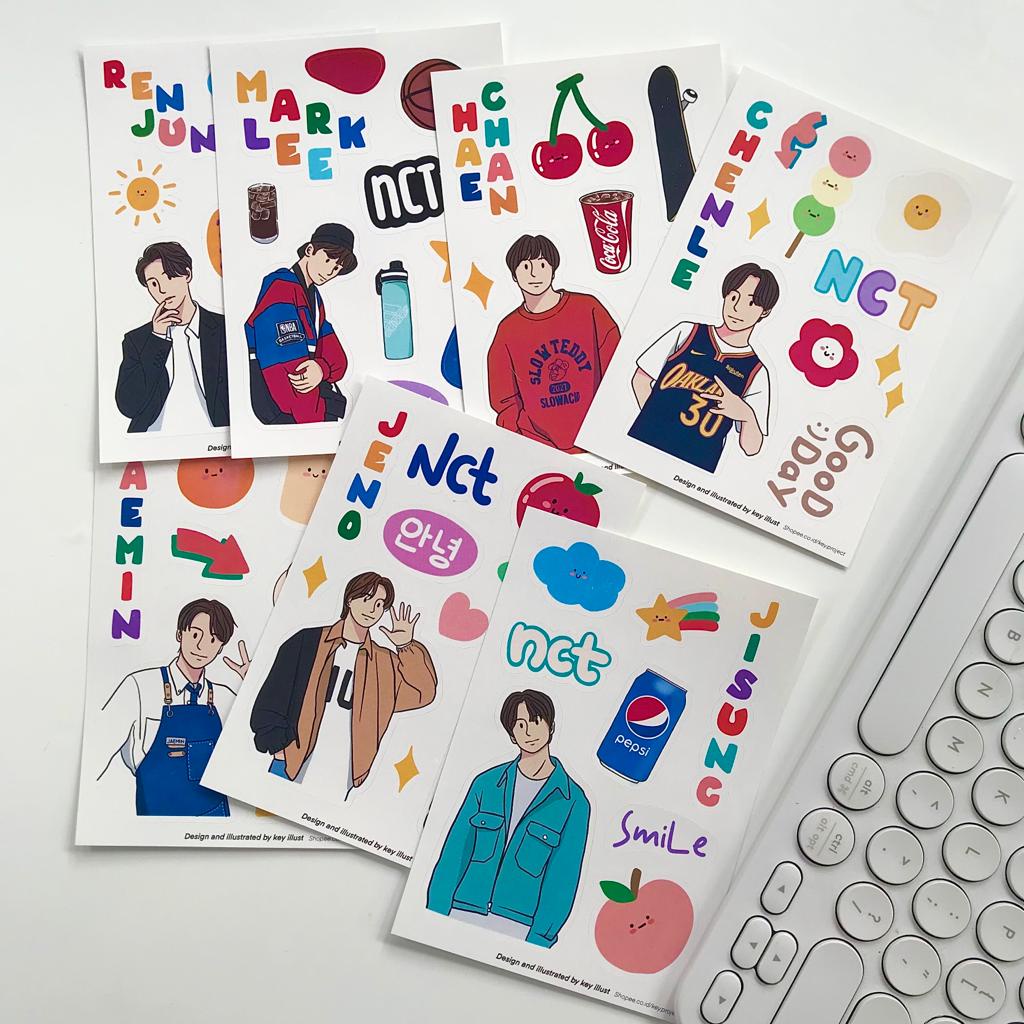 Jual NCT DREAM sticker sheet/ kpop sticker | Shopee Indonesia