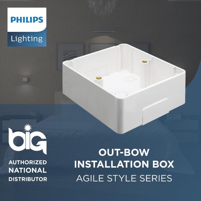 Jual PHILIPS Agile Style Outbow Box OB Original SNI Installation Box ...