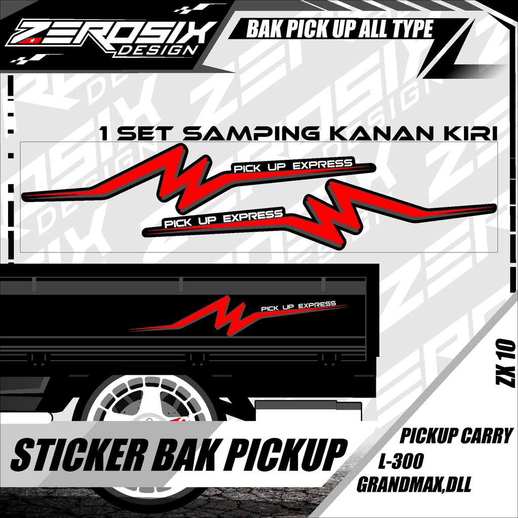 Jual Stiker Bak Pick Up Sticker Striping Lis Body Pick Up GRAND MAX ...