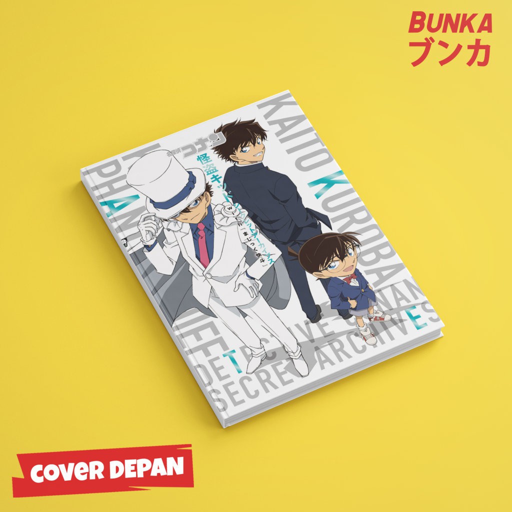 Jual Notebook Anime Detective Conan Trio Hardcover A5 Buku Tulis ...