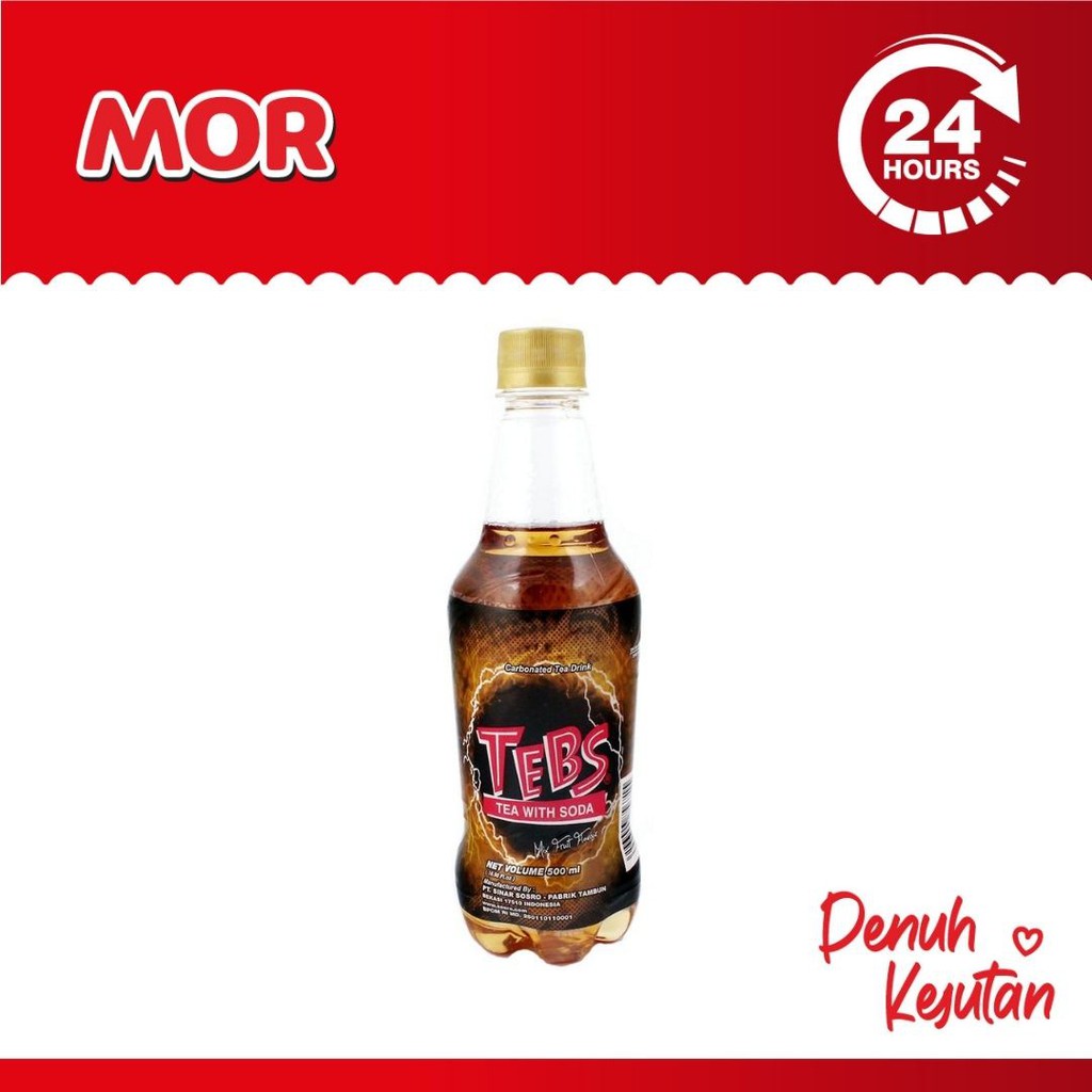 Jual TEBS Tea With Soda Teh Bersoda Carbonated Drink Btl 500 ml ...
