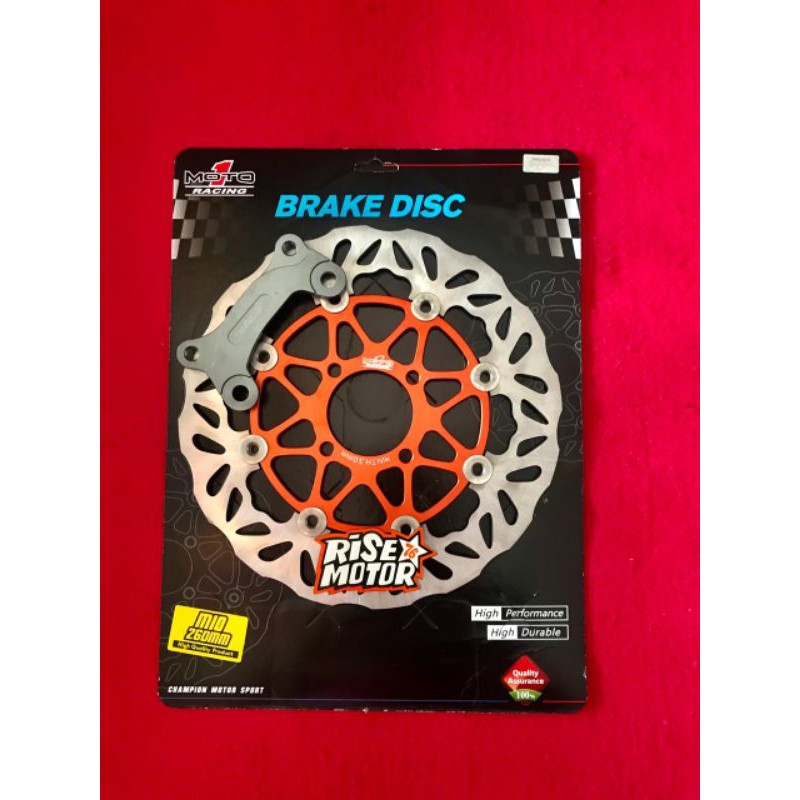 Jual PIRINGAN CAKRAM DISC MOTO 1 MIO 260 MM ORANGE | Shopee Indonesia