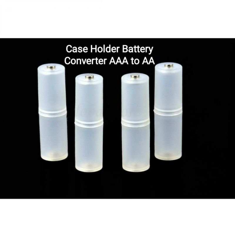 Jual Case Holder Baterai Converter AAA A3 To AA A2 | Shopee Indonesia