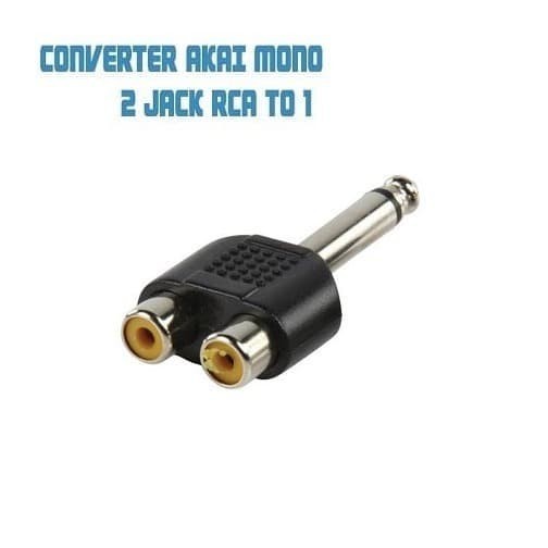 Jual T RCA To Toa Akai MONO Plastik Cabang Konektor Jack | Shopee Indonesia