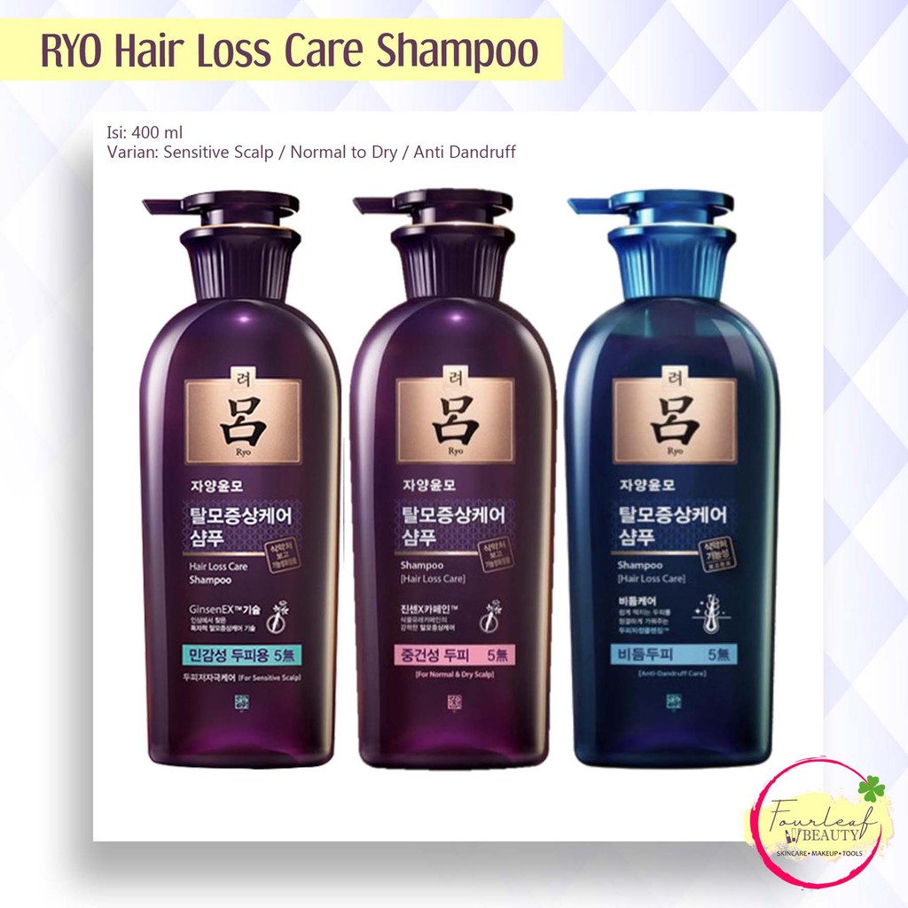 Jual RYO Hair Loss Care Shampoo - 400 ml (Sensitive Scalp / Normal to ...