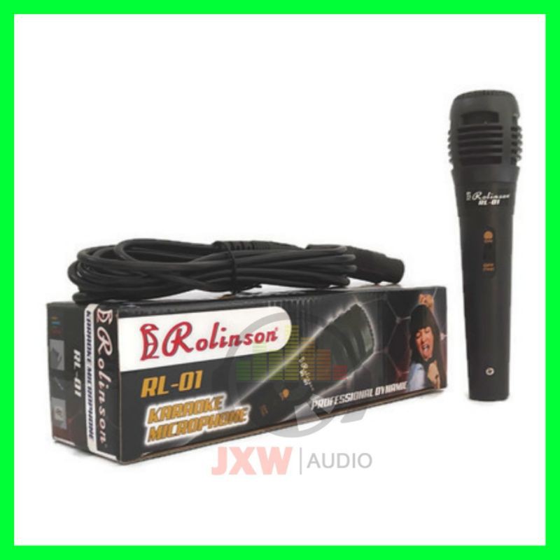 Jual MIC KABEL MURAH ROLINSON RL 01 / MICROPHONE ROLINSON RL-01 / RL01 ...