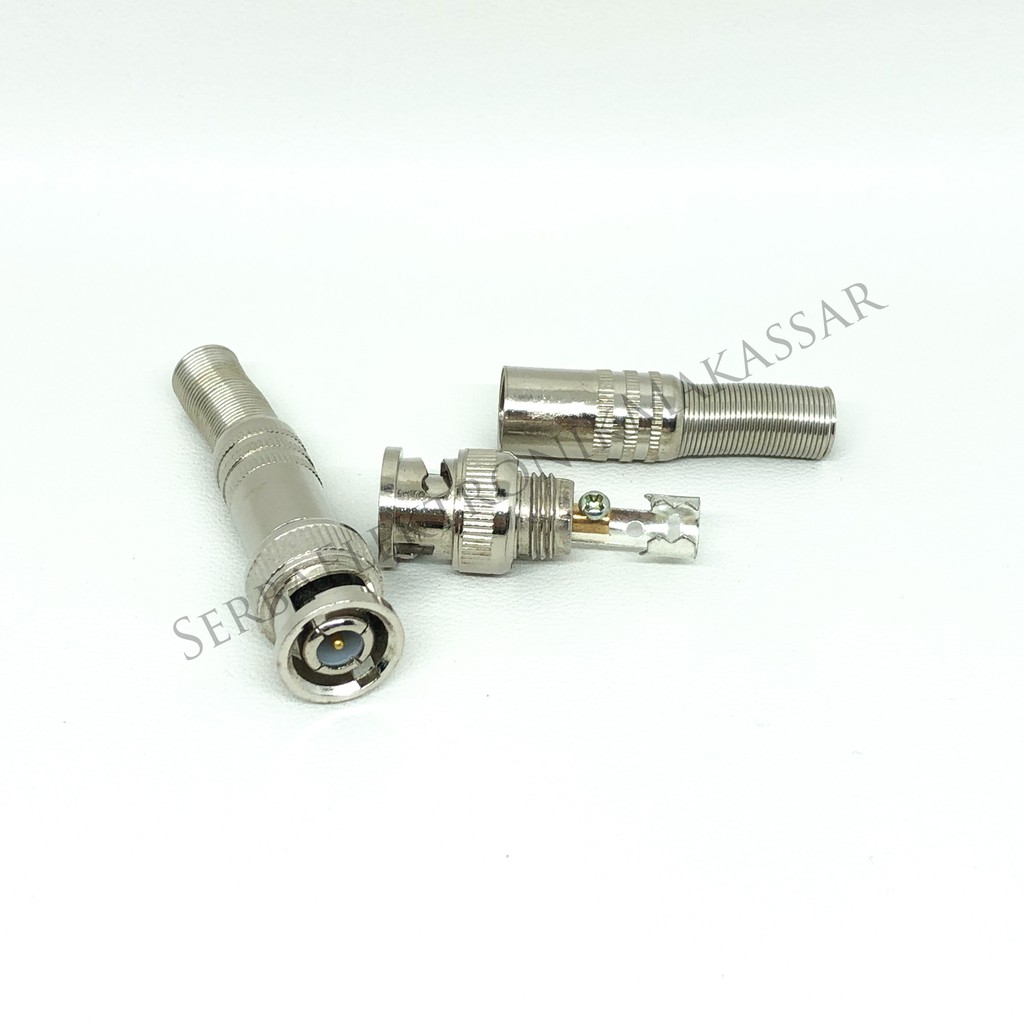 Jual Jack Konektor BNC Buntung Per Model Baut CCTV Coaxial RG-59 RG-6 ...