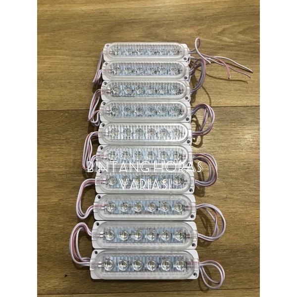 Jual Lampu Led Variasi 6 Mata Ultrasonic RGB 12Volt Super Terang ...