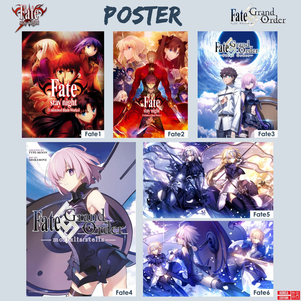 Jual Poster Anime Fate Stay Night Fate Grand Order Jeanne d'Arc Saber ...