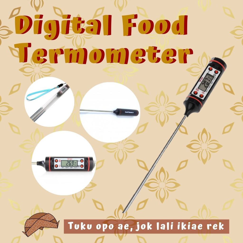 Jual Taffware Digital Food Termometer Kopi Makanan Dapur Alat Pengukur ...