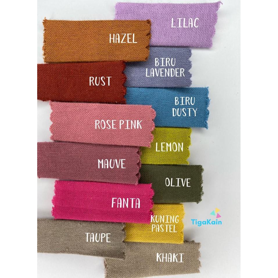 Jual Cotton | 1 Meter Kain Linen Rami Bahan Katun Linen Terbaru Ready ...