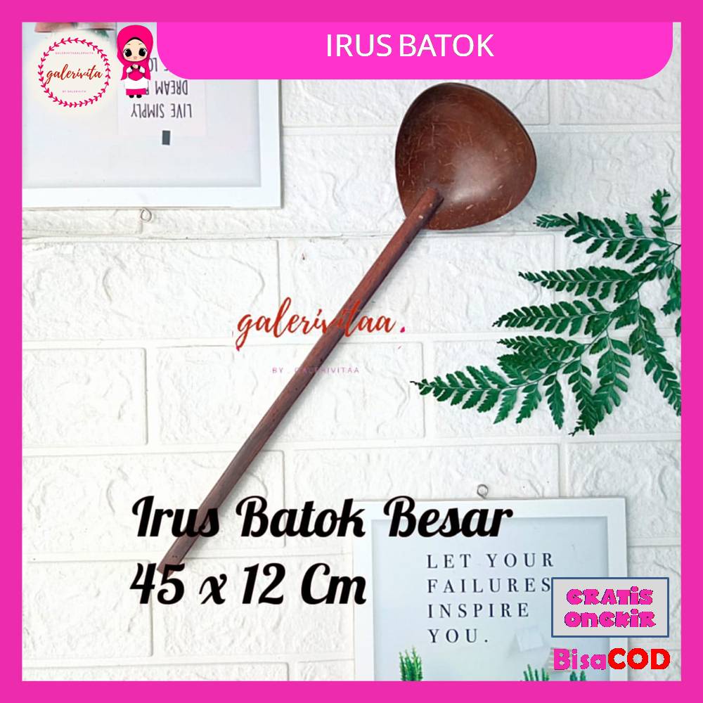 Jual Irus Kayu / Irus Sayur Kayu / Irus Batok Ganggang Kayu | Shopee ...
