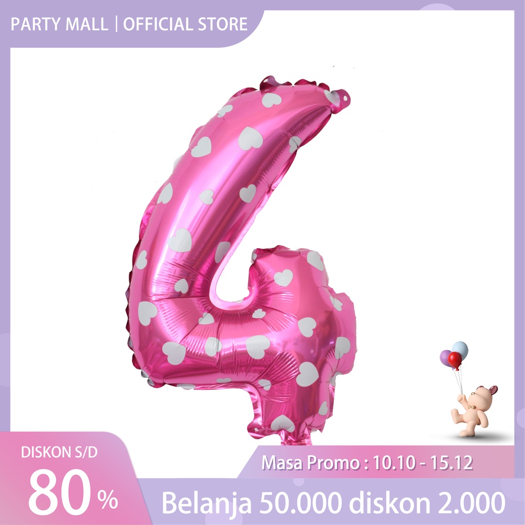 Jual Balon Foil Huruf Pink 16 Inch 40cm Abjad Alphabet A-Z Balon Foil ...