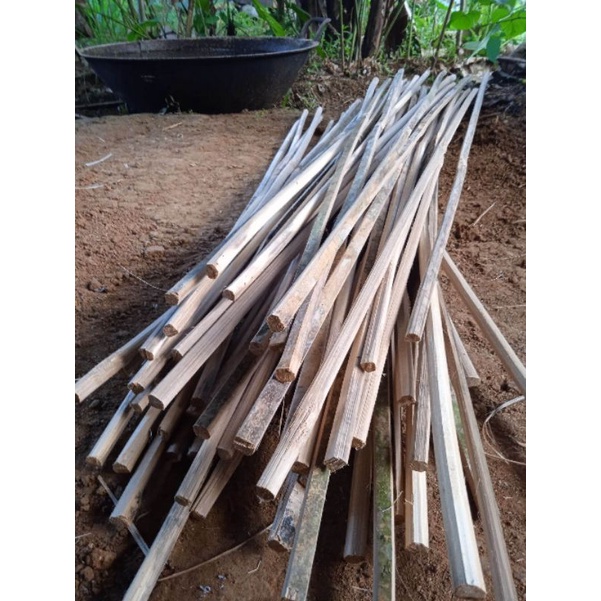 Jual bambu bilah ajir tanaman lebar 1 cm panjang 1 meter | Shopee Indonesia