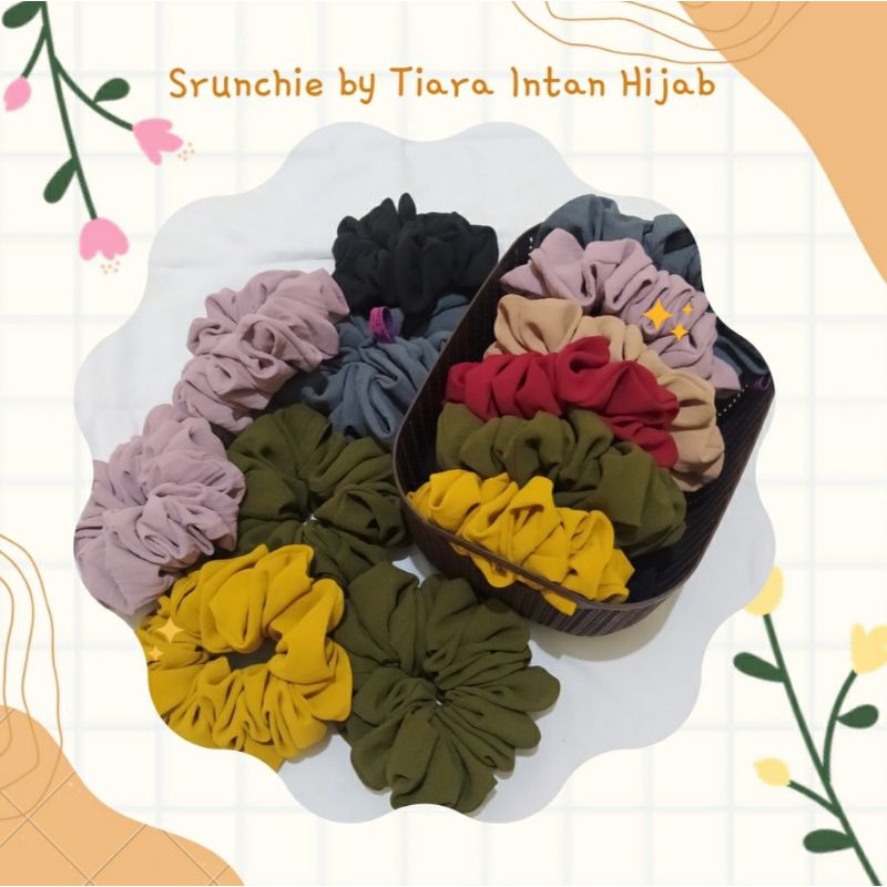 Jual SRUNCHIE / IKAT RAMBUT / CEPOL (NYAMAN&ANTI PUSING) | Shopee Indonesia
