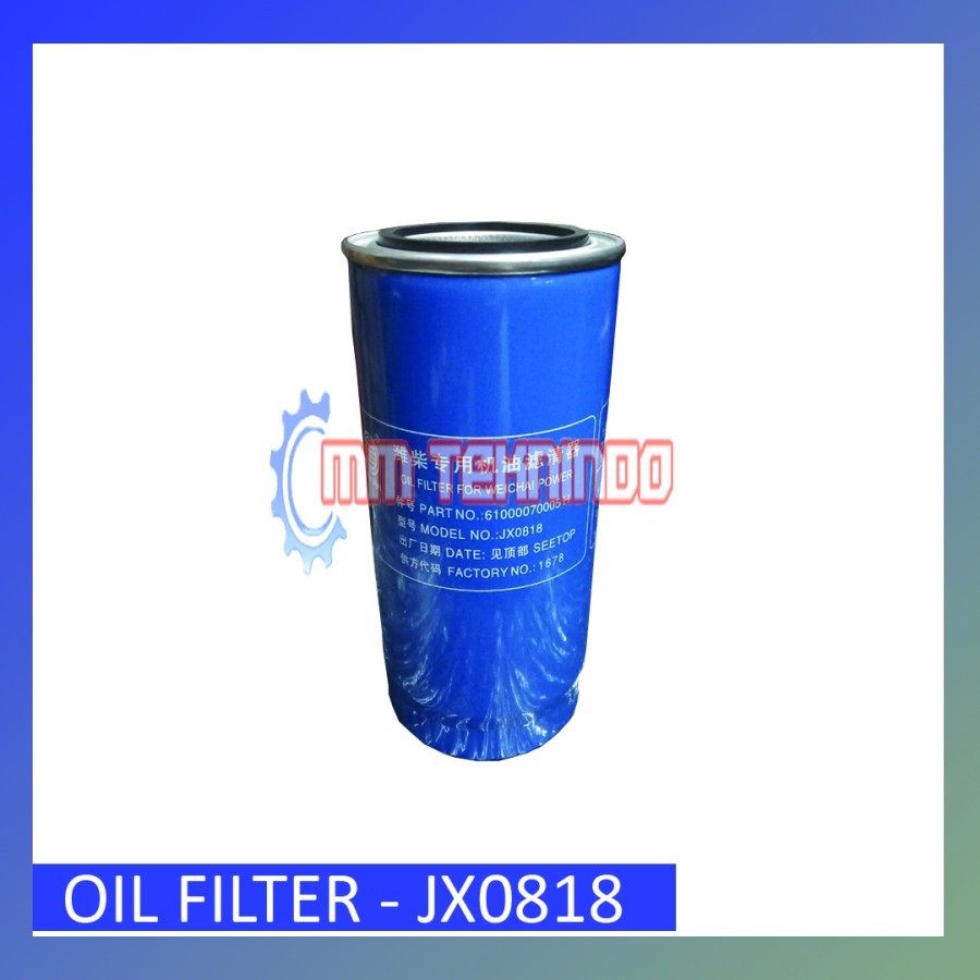 Jual JX0818 - OIL FILTER - FILTER OLI - SARINGAN OLI - R6105 | Shopee ...