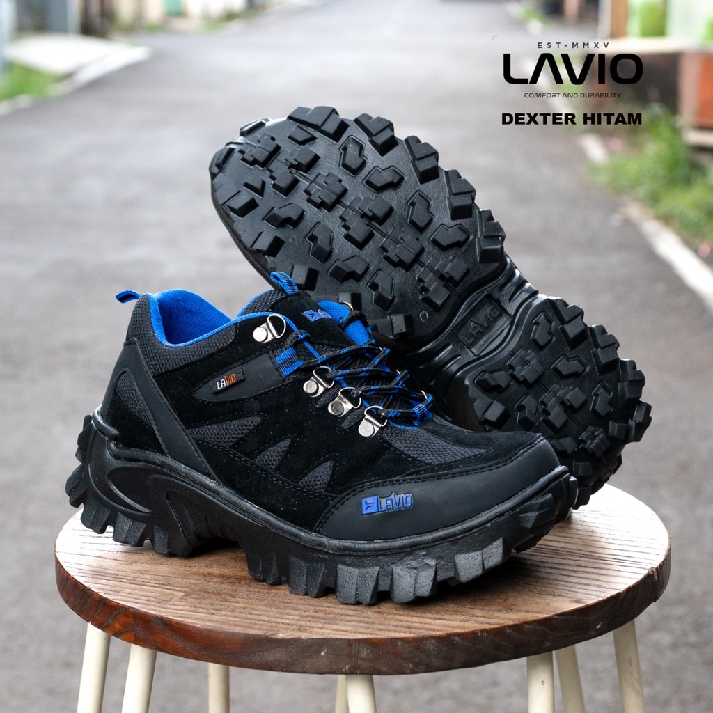 Jual Sepatu Safety Pria Keren Lavio Dexter Sefty Ujung Besi Best ...