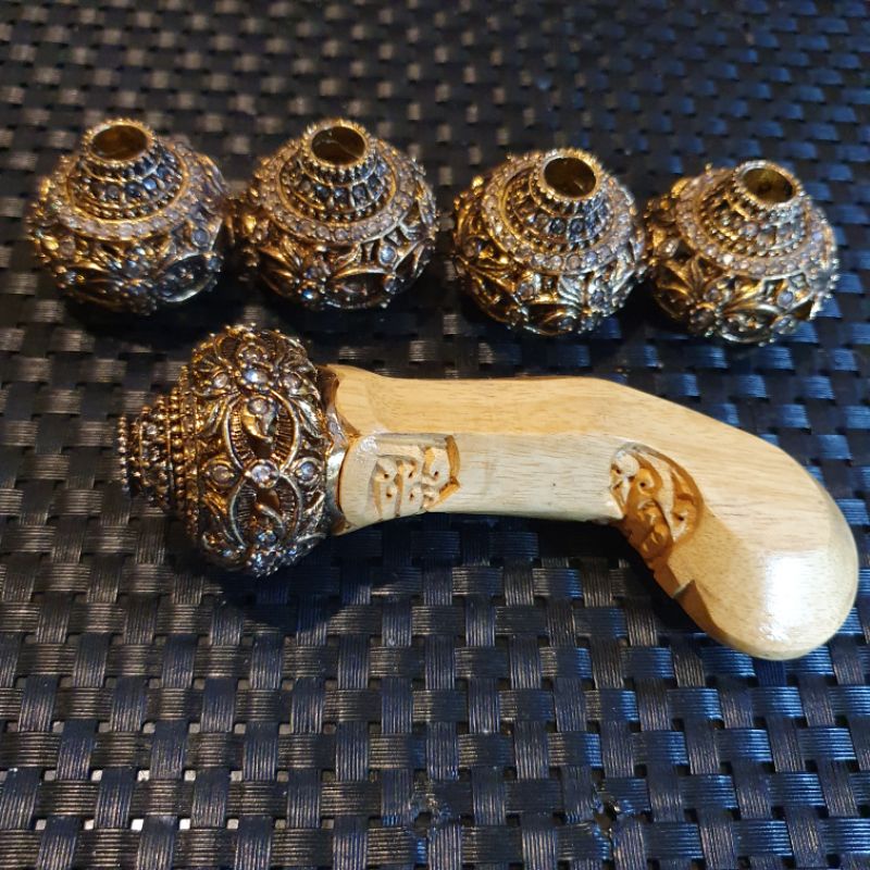 Jual Mendak Selut Keris Batu Gold Tebal | Shopee Indonesia