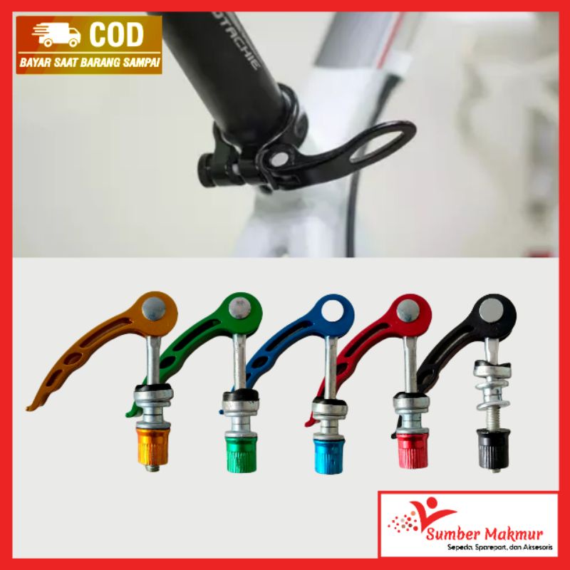 Jual Clamp Quick Release Seatpost Pengunci Tekukan Tiang Sadel Sepeda ...