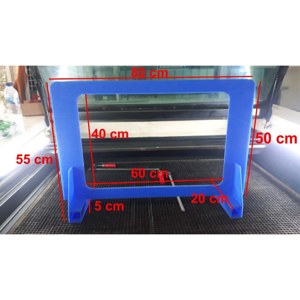 Jual Sneeze guard pembatas meja kasir pembatas akrilik.pembatas meja ...