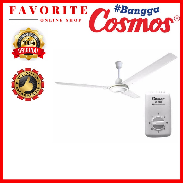 Jual CELLING FAN COSMOS 56 CBA ORIGINAL KIPAS ANGIN ATAP | Shopee Indonesia
