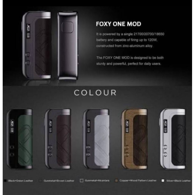 Jual Druga Foxy One 120W Mod Authentic | Shopee Indonesia
