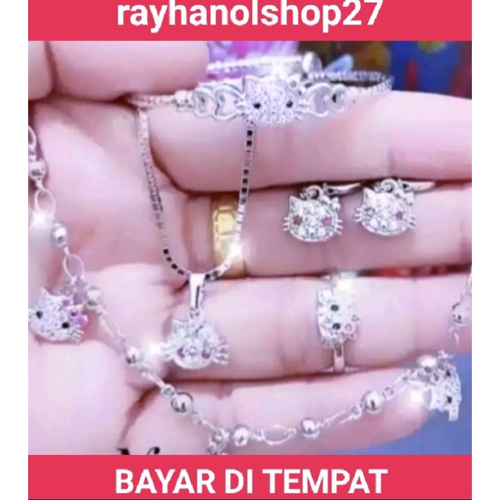 Jual SET ANAK H K SILVER TITANIUM ASLI | Shopee Indonesia