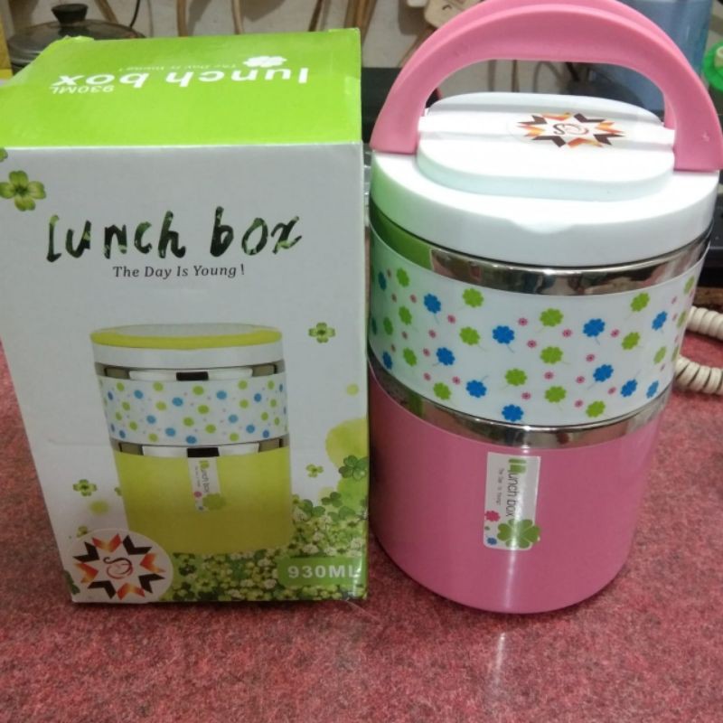 Jual Rantang Stainless Steel Lunch Box 930ml | Shopee Indonesia
