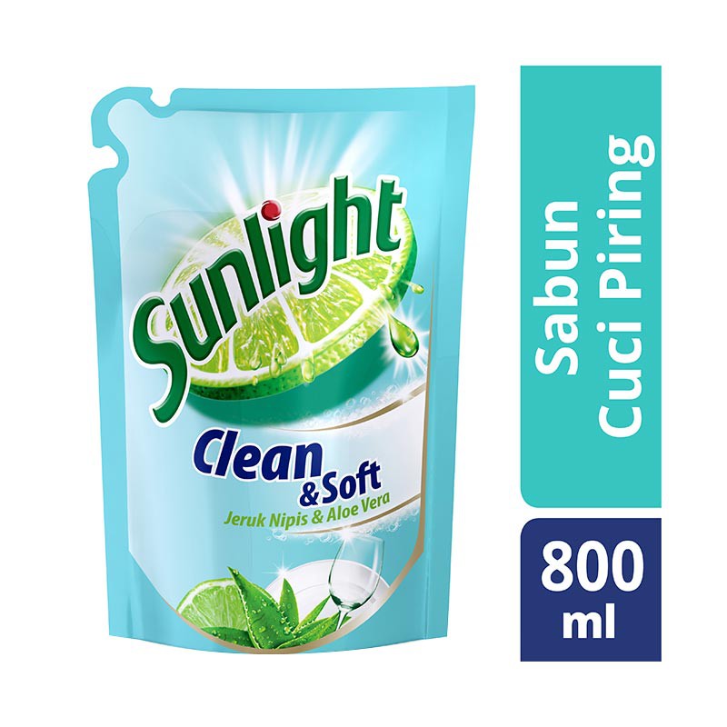 Jual Sunlight Clean & Soft 800ml | Shopee Indonesia