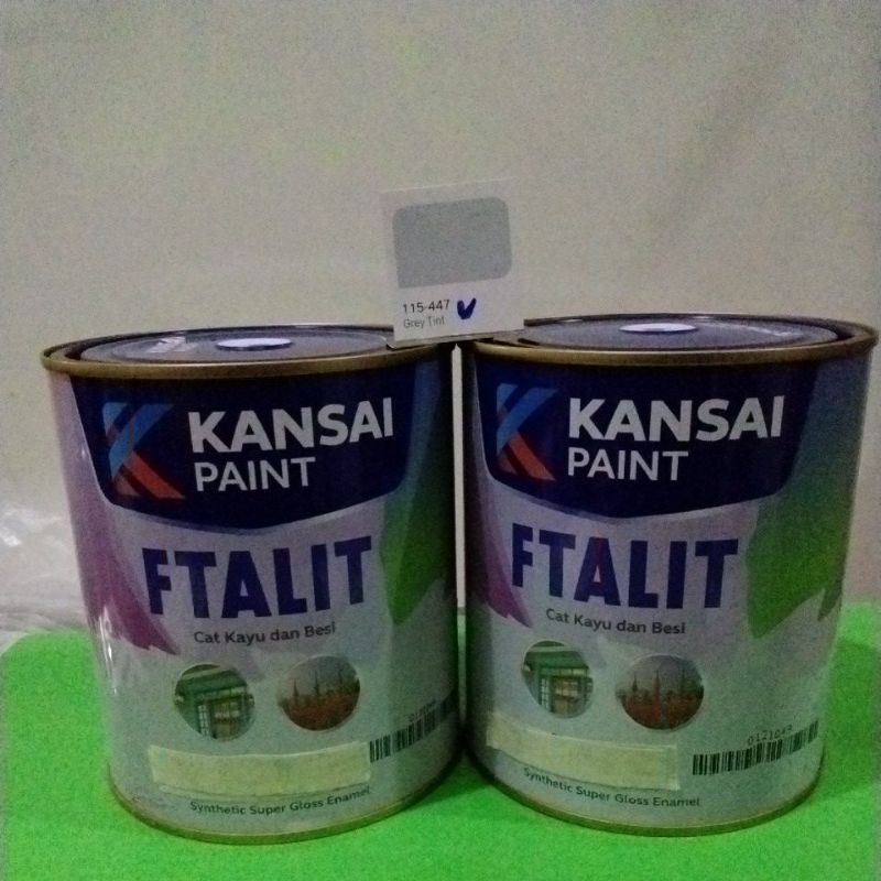 Jual Ftalit 447 Grey Tint / Cat Kayu & Besi 1Ltr | Shopee Indonesia