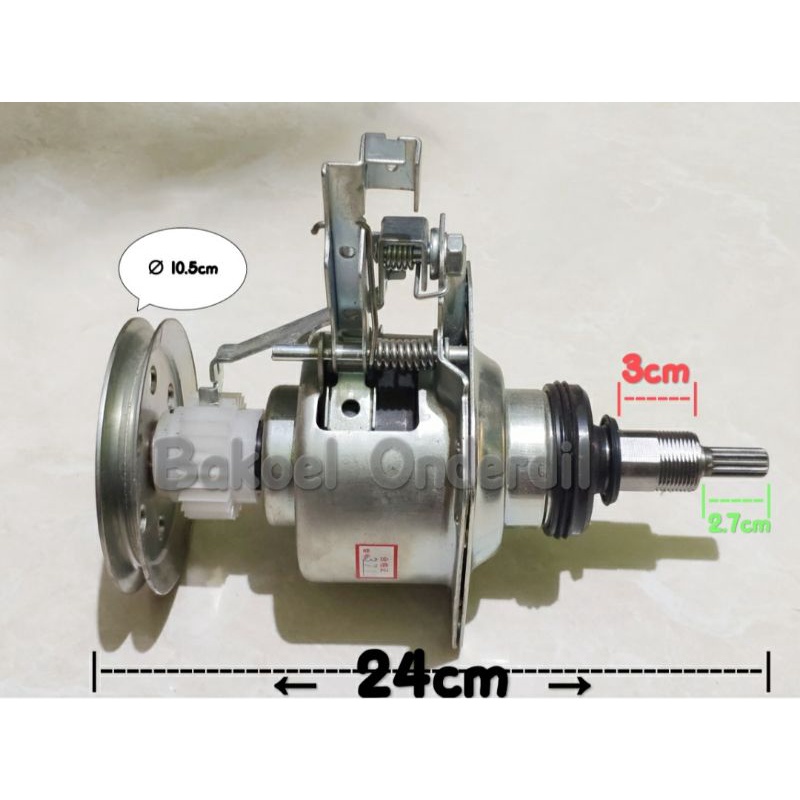 Jual GEAR BOX MESIN CUCI SHARP TOP LOADING SINGLE GEAR LEHER PENDEK ...