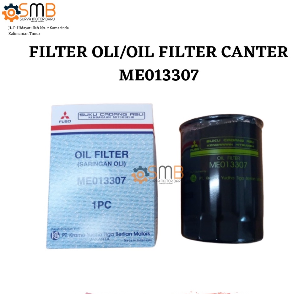 Jual FILTER OLI/OIL FILTER MITSUBISHI CANTER PS110-PS136 ME013307 ASLI ...