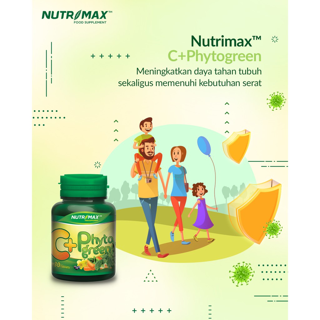 Jual Nutrimax C+ Phytogreen - 30 Tablets | Shopee Indonesia
