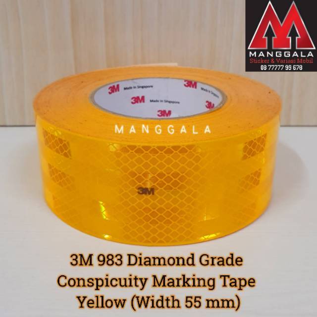 Jual Sticker Stiker Scotchlite Skotlet Reflective Reflector 3M 983 ...