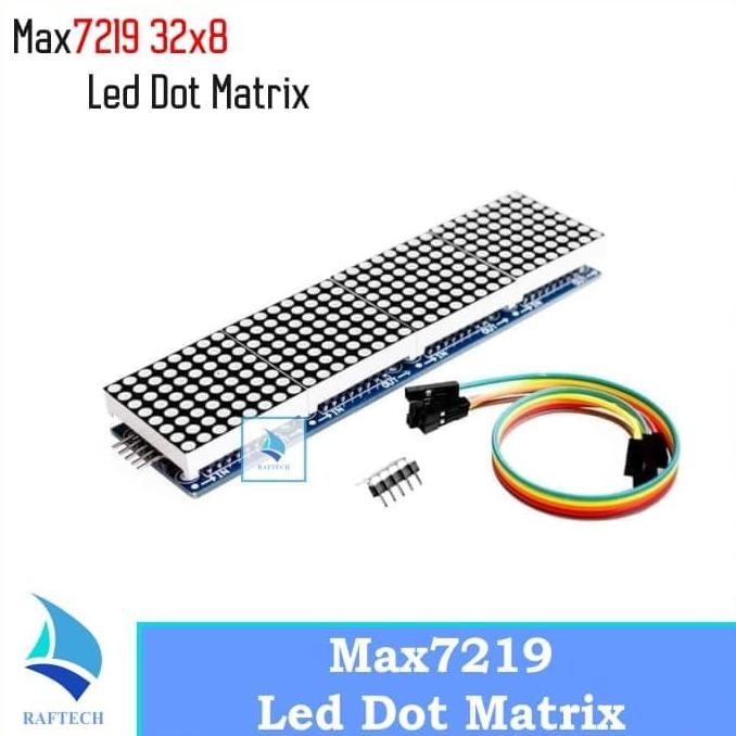 Jual Modul Running Text Max7219 Led Dot Matrix 32x8 Display Module max 7219 | Shopee Indonesia