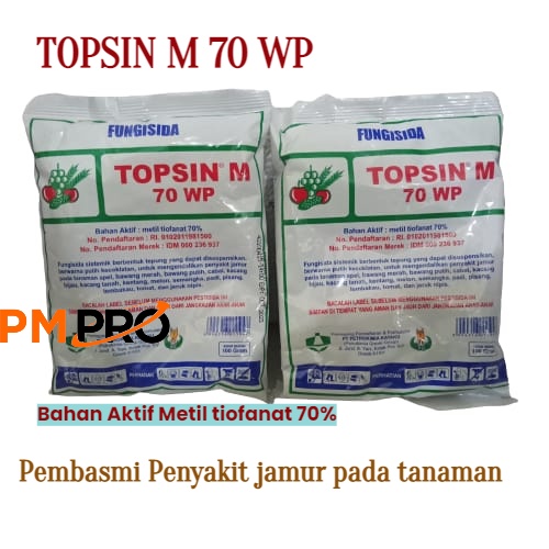 Jual Fungisida Topsin M 70 WP 100 Gram Bahan Aktif Metil Tiofanat 70% ...