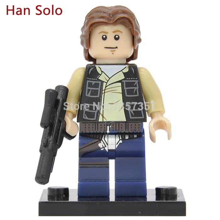 Jual Han Solo Minifigure Star Wars Rogue One Lego KW PG662 | Shopee ...