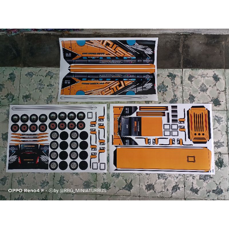 Jual Lembaran Pola PaperCraft Bus STJ Balboa XHD Skala 1:30 | Shopee ...