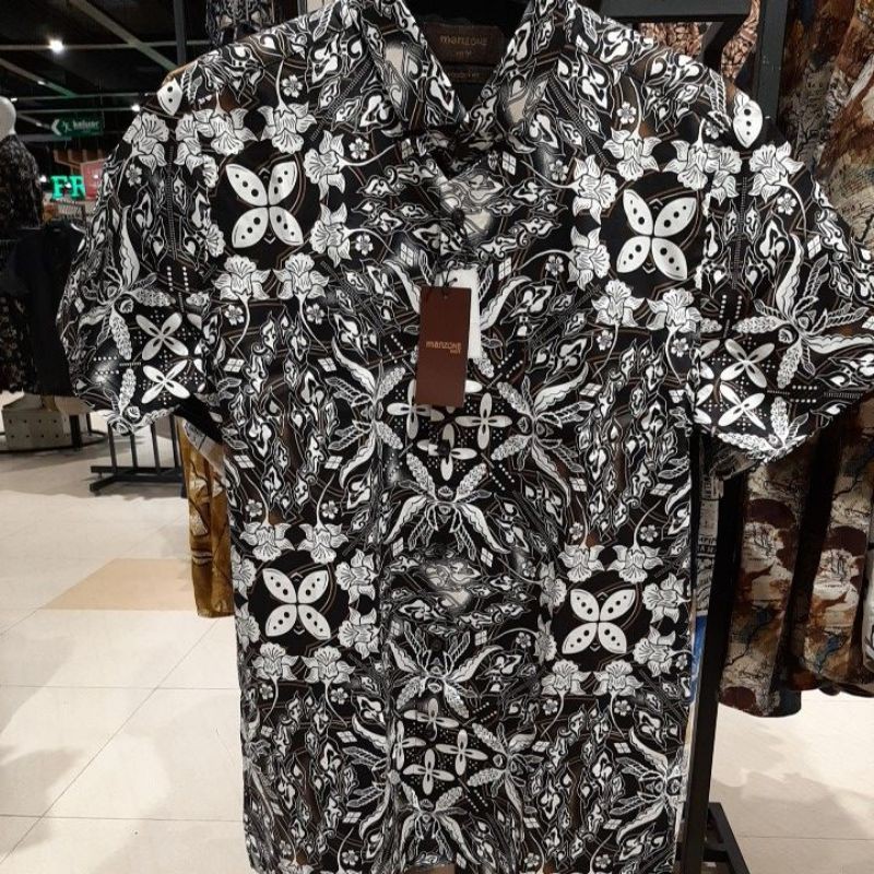 Jual batik pria art kalindra brand manzone | Shopee Indonesia