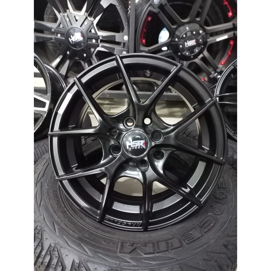 Jual Pelek mobil Brio racing keren R14 HSR Mayak Ring 14 baut 4x100 & 4x114,3 Avanza Agya Ayla ...