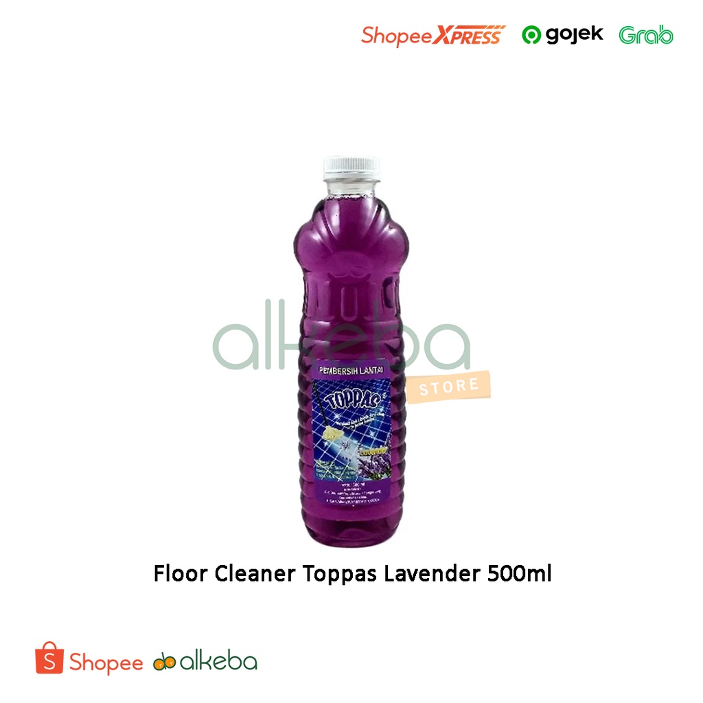 Jual Toppas sabun Pembersih pel Lantai Floor Cleaner Lavender botol 500 ...