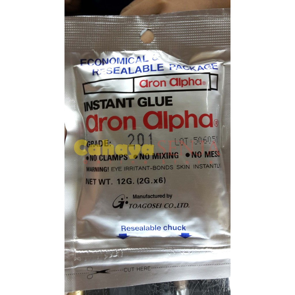 Jual Lem Aron Alpha (isi 6 pcs) | Shopee Indonesia