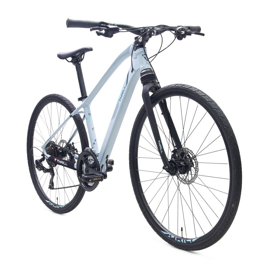 Jual Sepeda Thrill URBAN HYBRID VOLARE 4.0 700C GREY | Shopee Indonesia