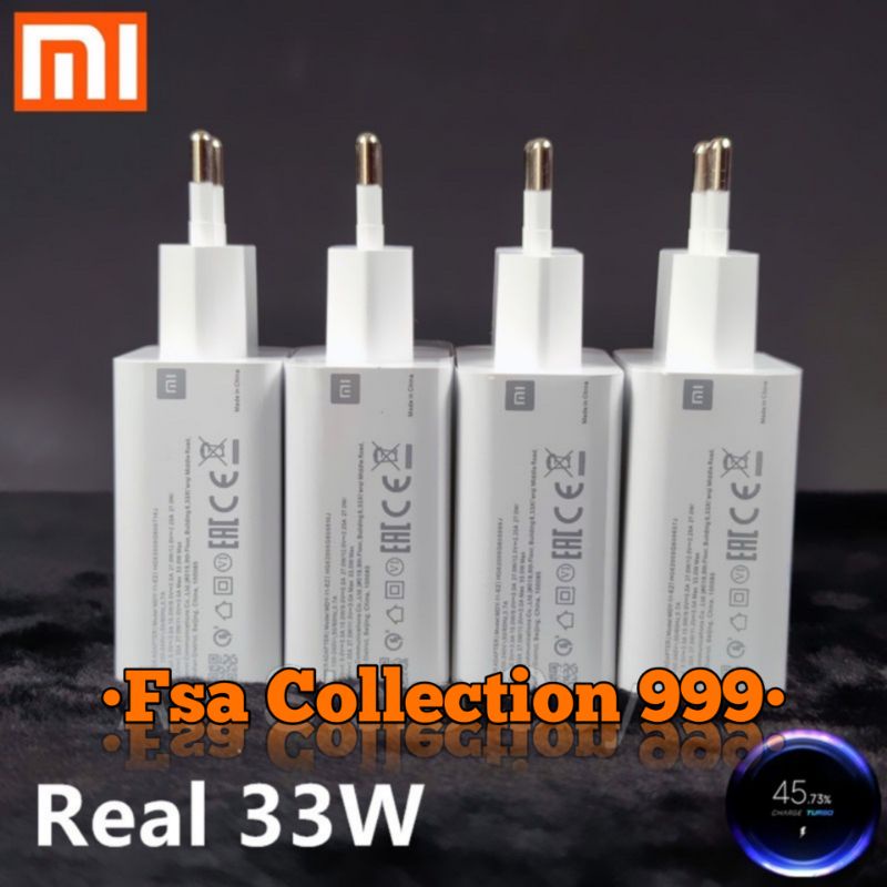 Jual Power Adapter Kepala Charger Xmi 33W MDY-11EZ Turbo charge Rdmi 9 ...