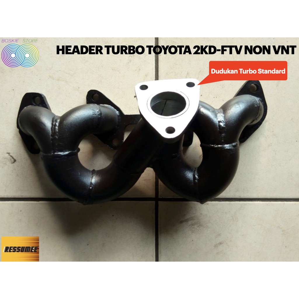 Jual Header Fortuner Innova Diesel Turbo 2KD-FTV non VNT Standard IHI ...
